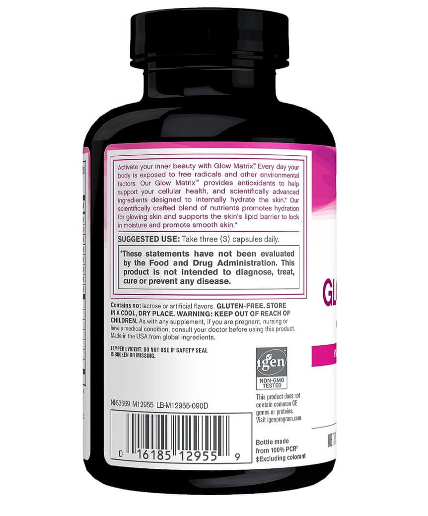 NeoCell Glow Matrix Collagen Capsules - Enhance Skin Hydration ...