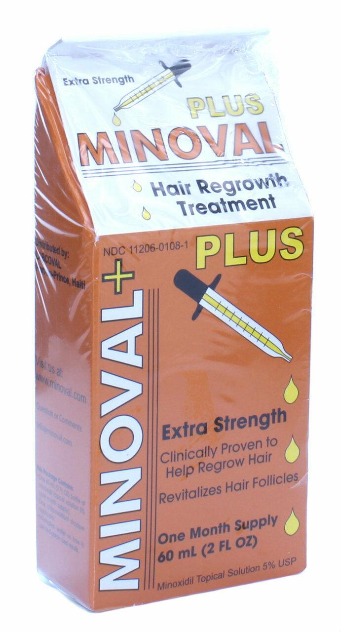 Minoval Pus Hair Regrowth Treatment - Minoxidil 5% Extra Strength ...