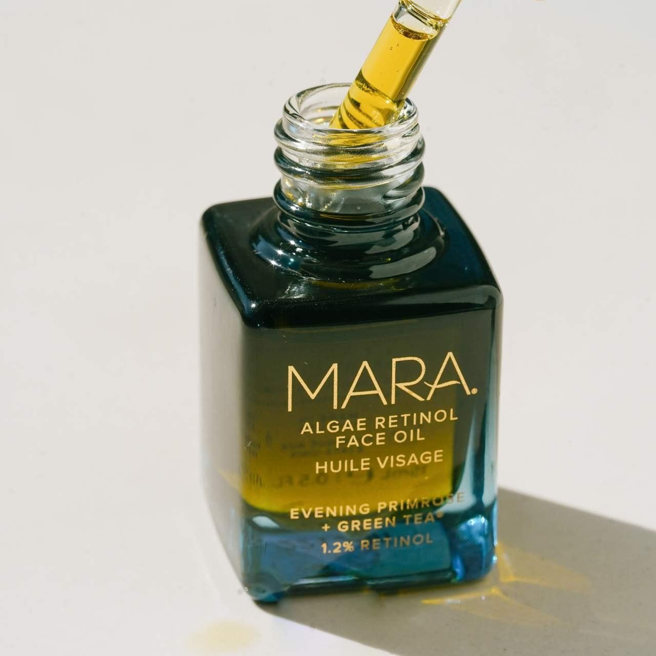 Shop MARA Mini Evening Primrose + Green Tea Algae Retinol Face Oil - 0. ...