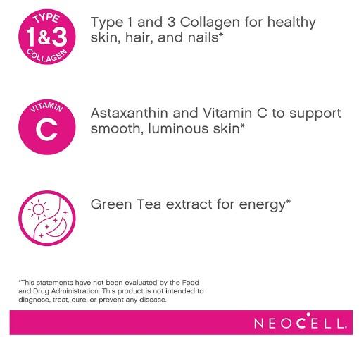 Neocell Rise and Renew Collagen Powder - Blood Orange Apricot 9 oz ...