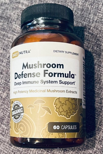 DailyNutra Mushroom Defense Formula - Organic Immune Support Supplement ...