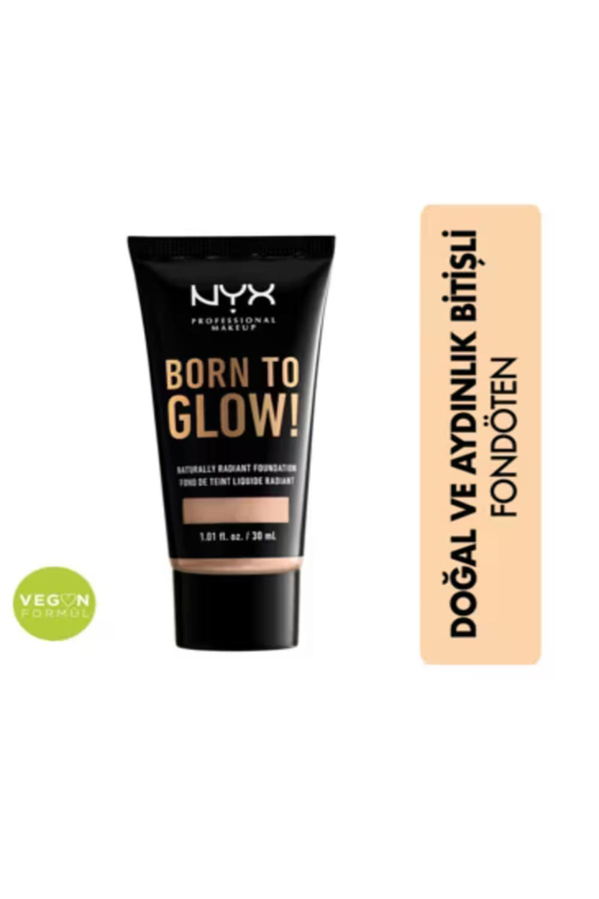 NYX Professional Makeup Born To Glow! Naturally Radiant Foundation ...
