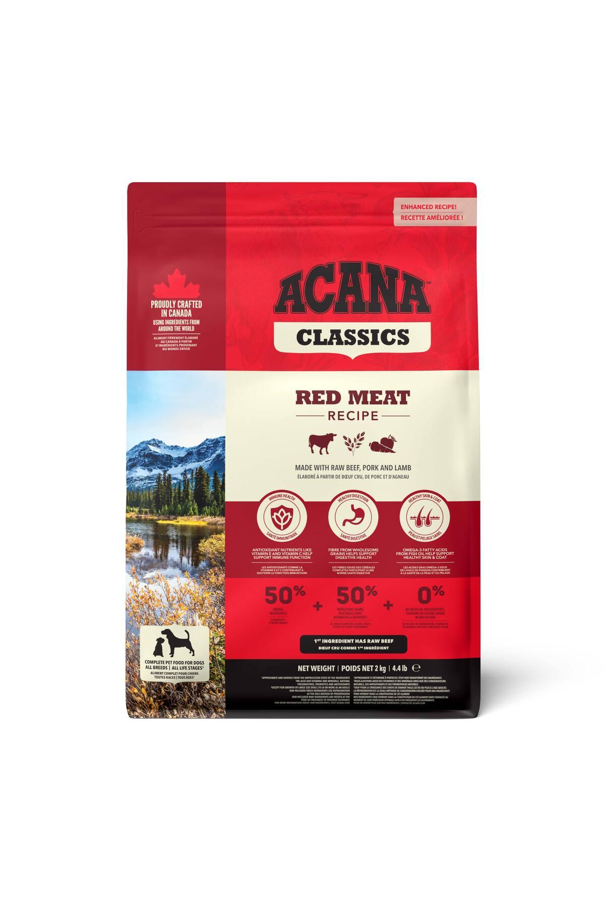 Acana Classics - Red Meat Dog Food 2 Kg - For All Breeds and Life ...