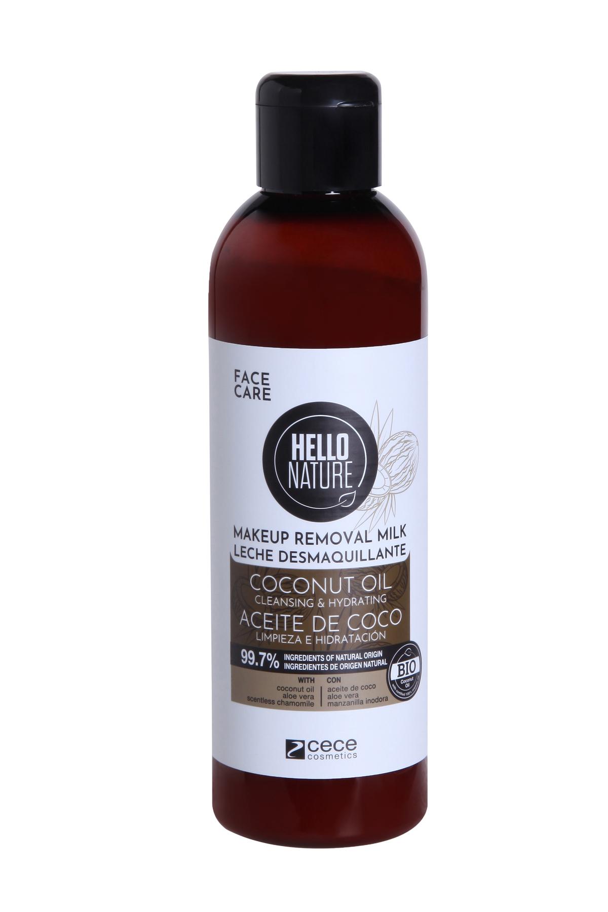 HELLO NATURE Coconut Oil Make-Up Remover Milk 180 ml | Buy Now with ...