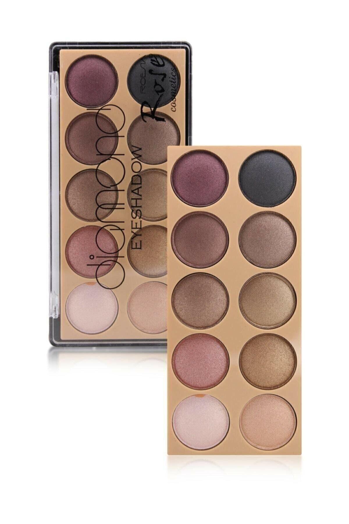 Roesia Roes a Rose Cosmetics Diamond 10-Piece Eyeshadow Palette 03 ...