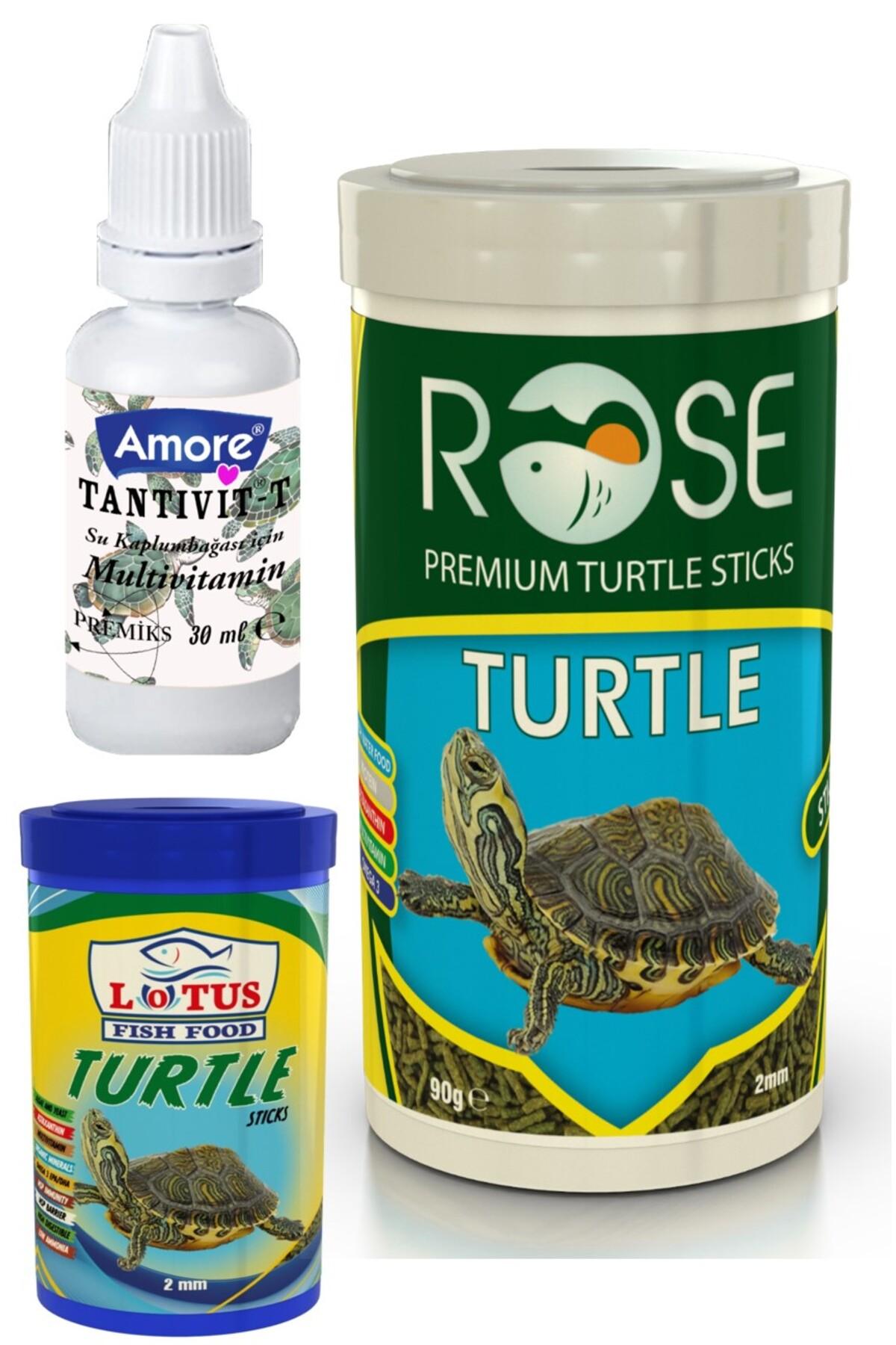 Lotus Turtle Food Sticks And Multivitamin Set 100+250 Ml Rose | Buy Now ...