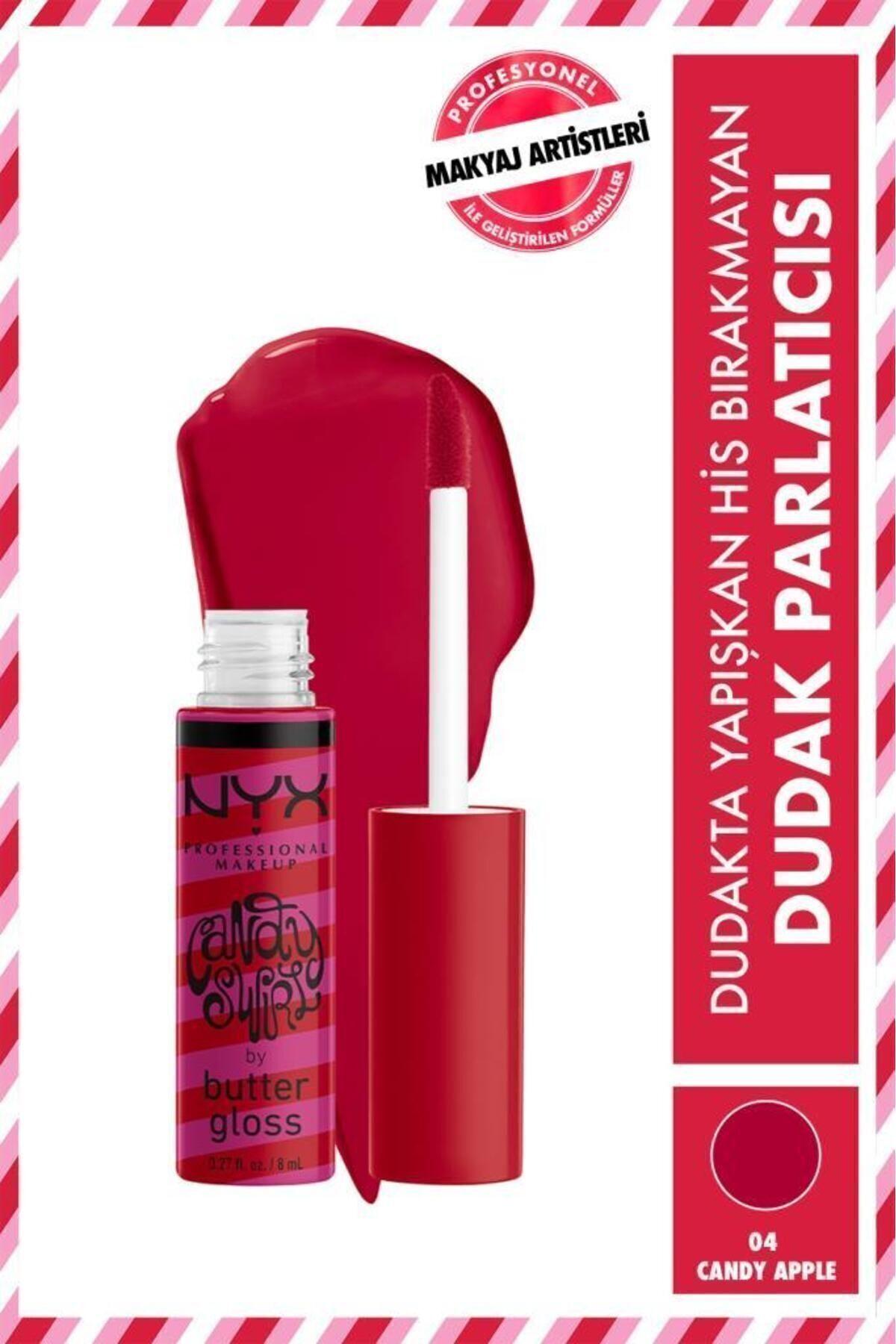 NYX Butter Gloss Candy Swirl Lip Gloss - Candy Apple | Buy Now with ...