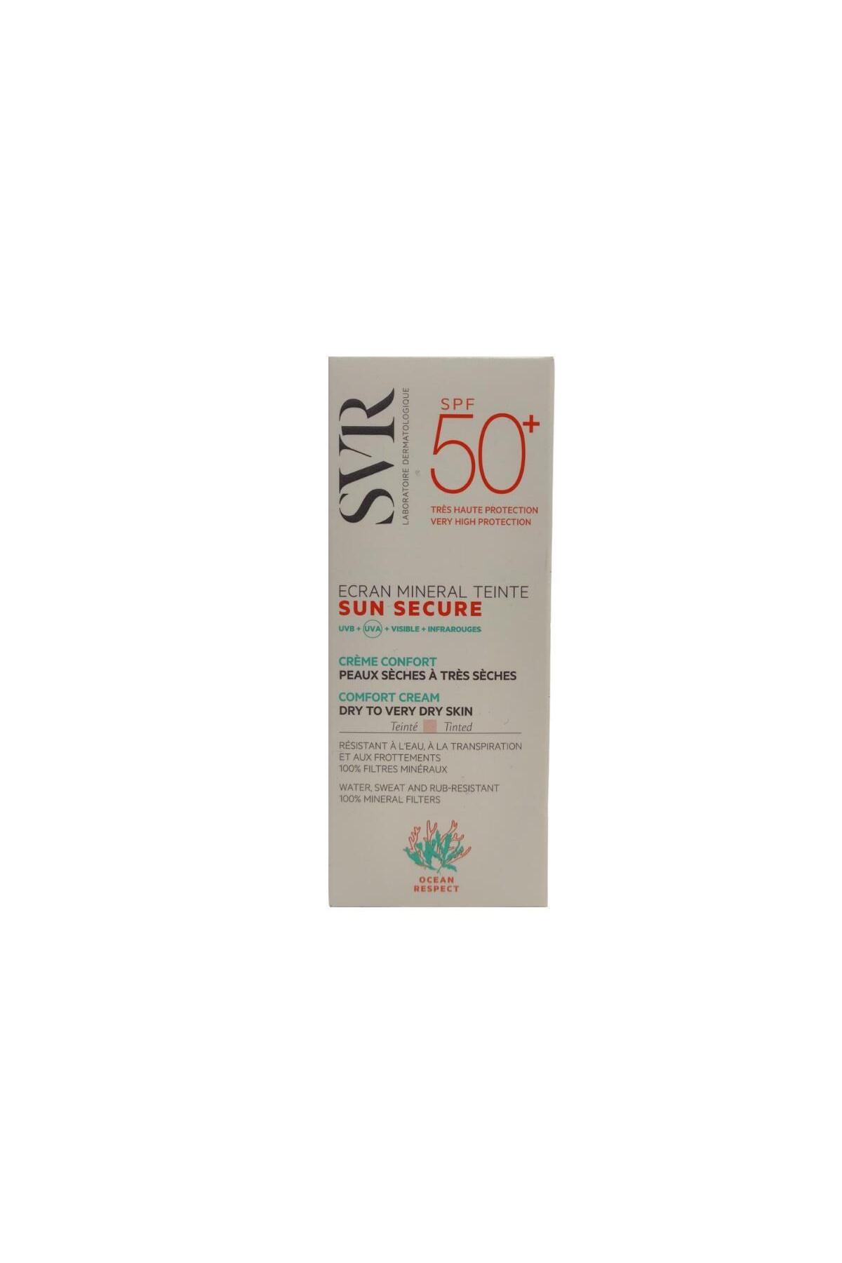 SVR Sunsecure Ecran Mineral Tinted Sunscreen Spf50+ (Dry & Very Dry ...