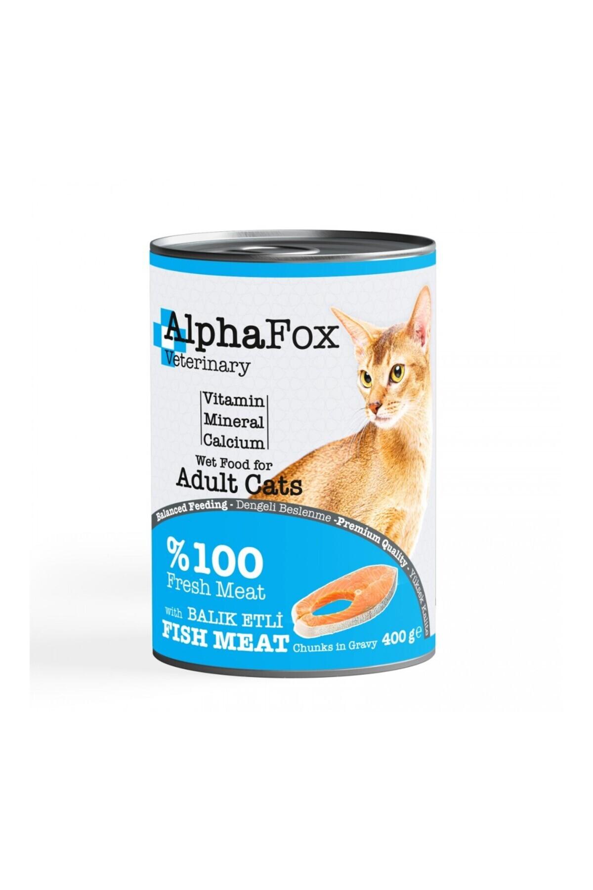 Alpha Fox Fish Cat Canned Food 400 Gr * 12 Pieces | Buy Now with ...
