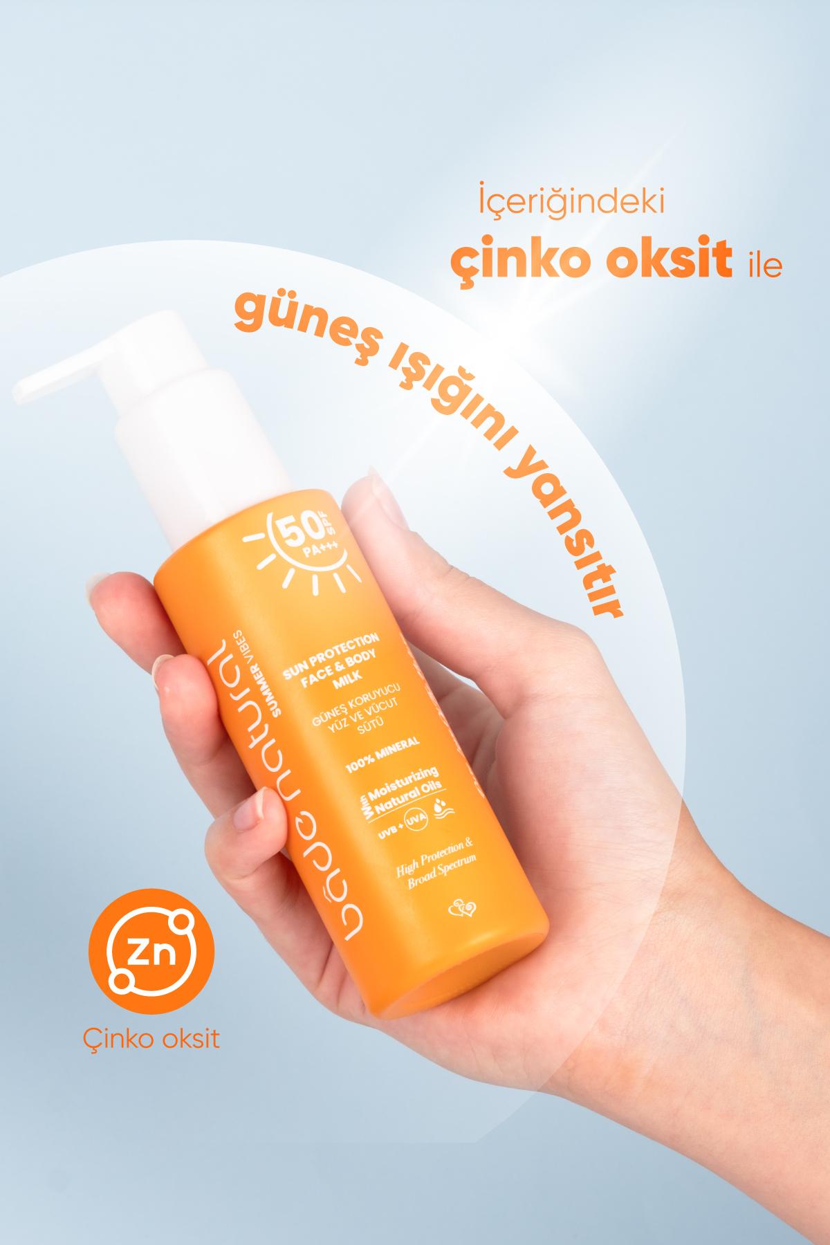 Bade Natural 50 SPF Sun Protection Face and Body Milk 100 ml | Buy Now ...