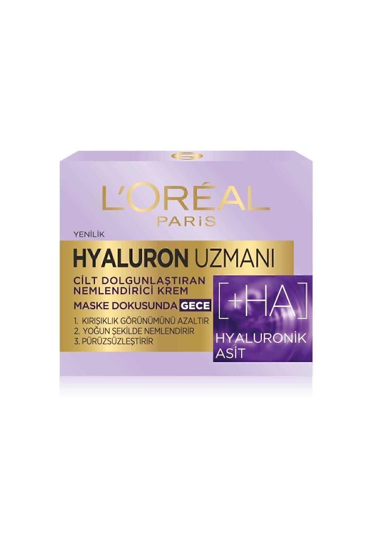 L'Oreal Paris STD Hyaluron Expert Skin Plumping Moisturizing Night ...