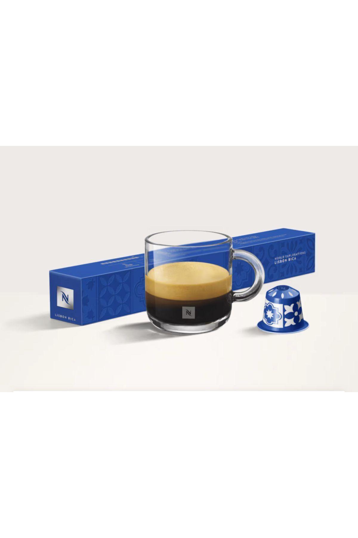 Nespresso Limited Edition Lisbon Bica Capsule Coffee 10-Piece (Toasted ...