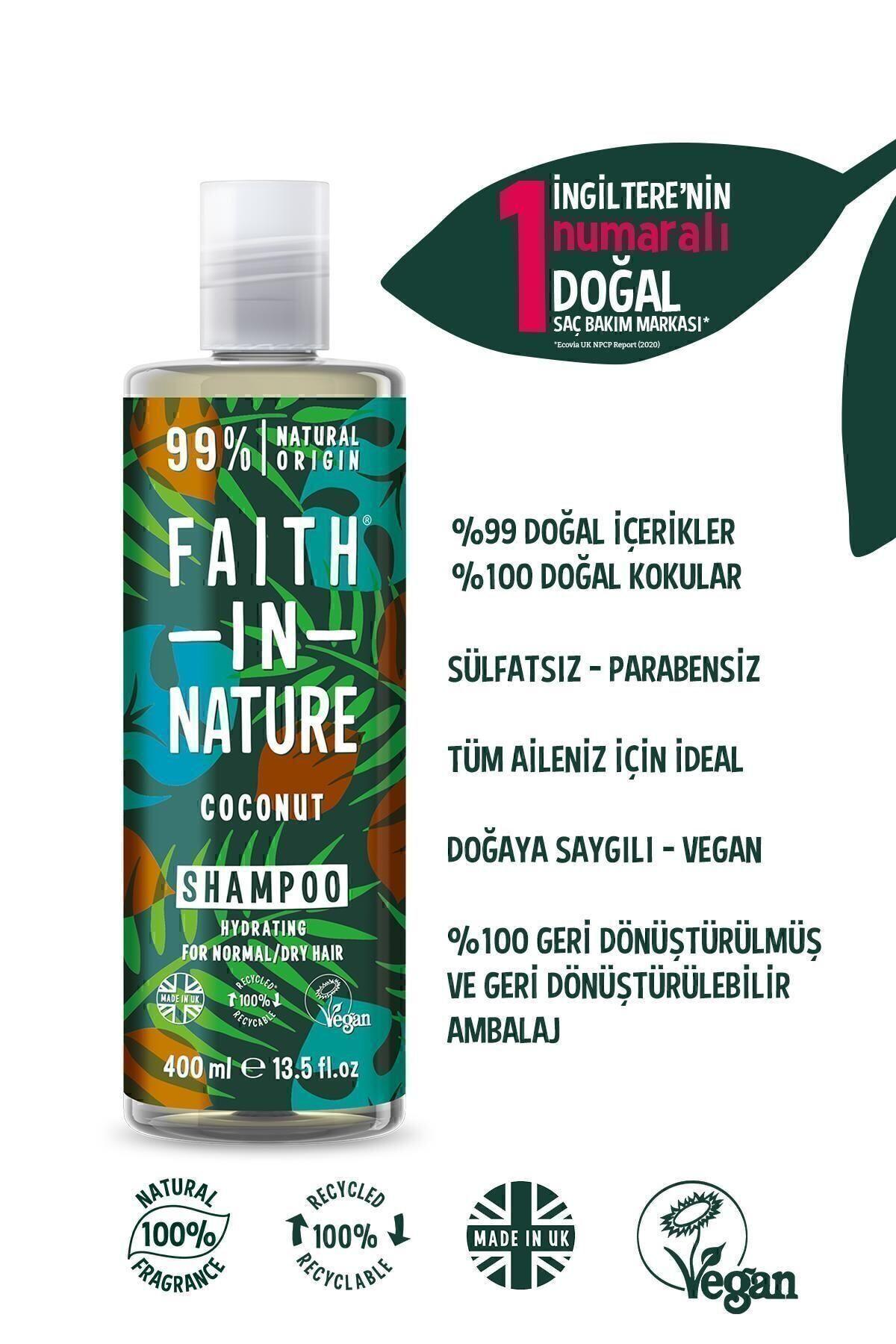 Faith In Nature Natural Moisturizing Shampoo Coconut For Normal & Dry ...