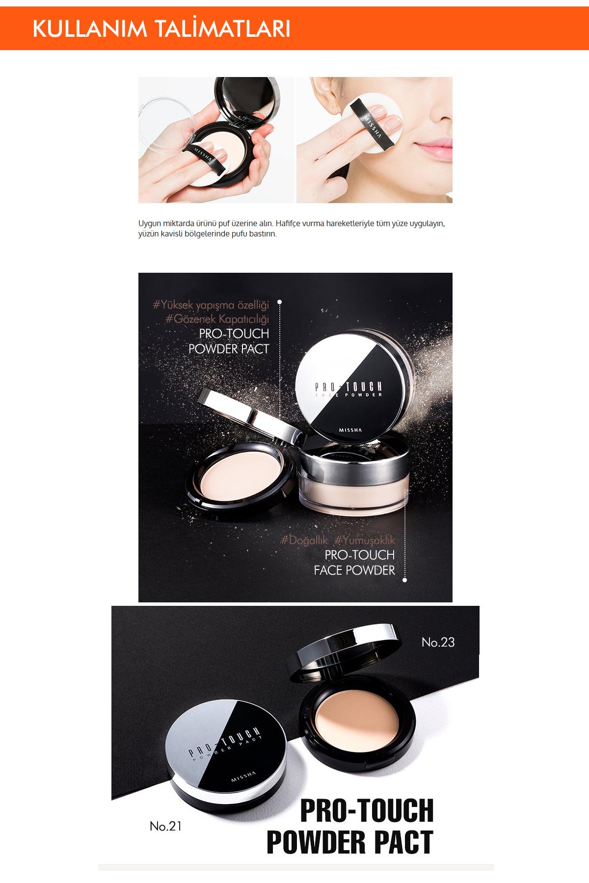 Missha Pro-Touch Powder Pact SPF25/PA++ (No.23) Compact Powder That ...