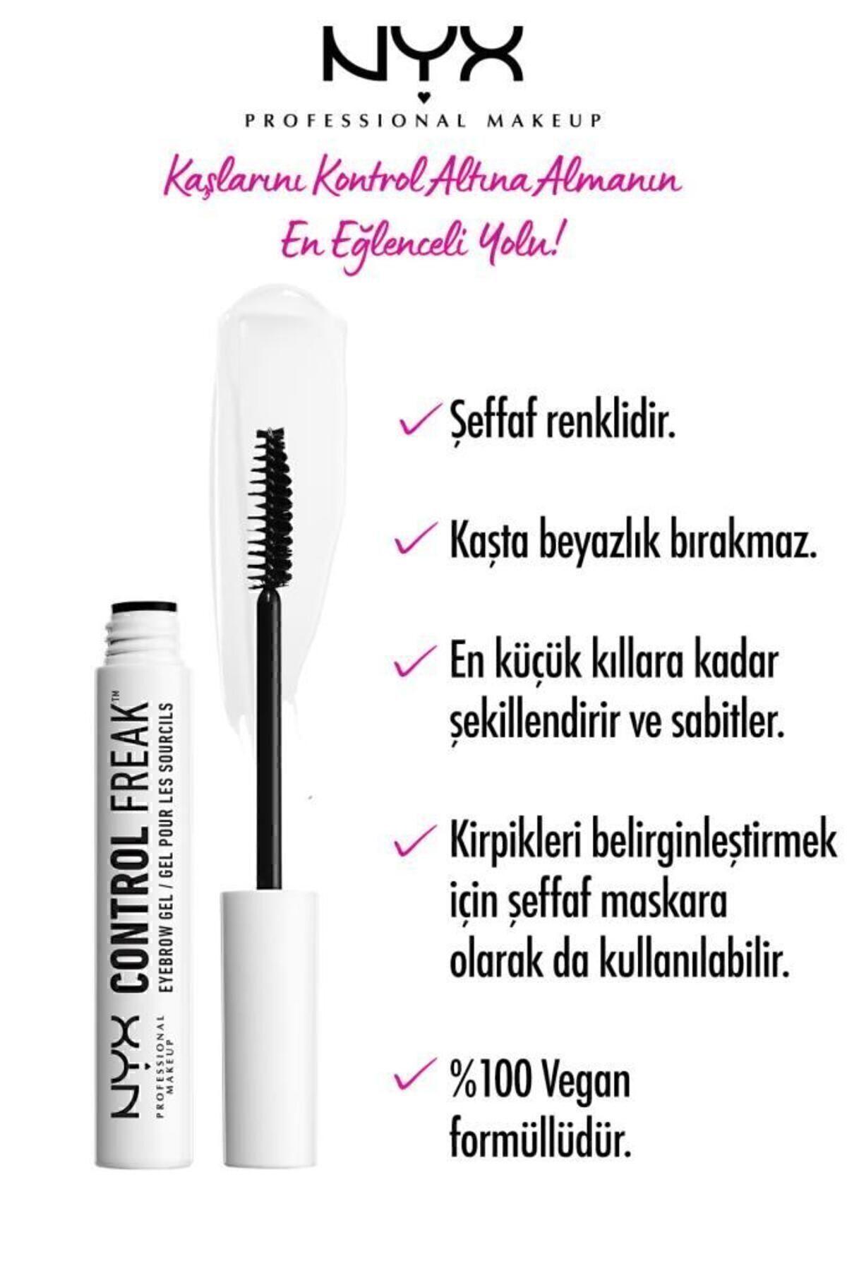 NYX Professional Makeup Ka Sabitleme Jeli - Control Freak Eyebrow Gel ...
