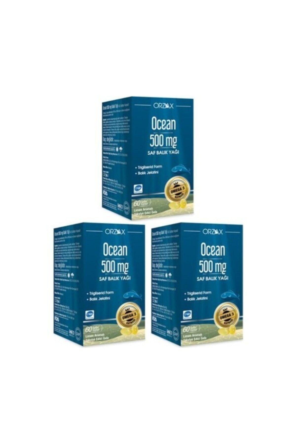 Ocean Pure Omega 3 Fish Oil 500 Mg 60 Capsules X3 Pieces | Buy Now with ...