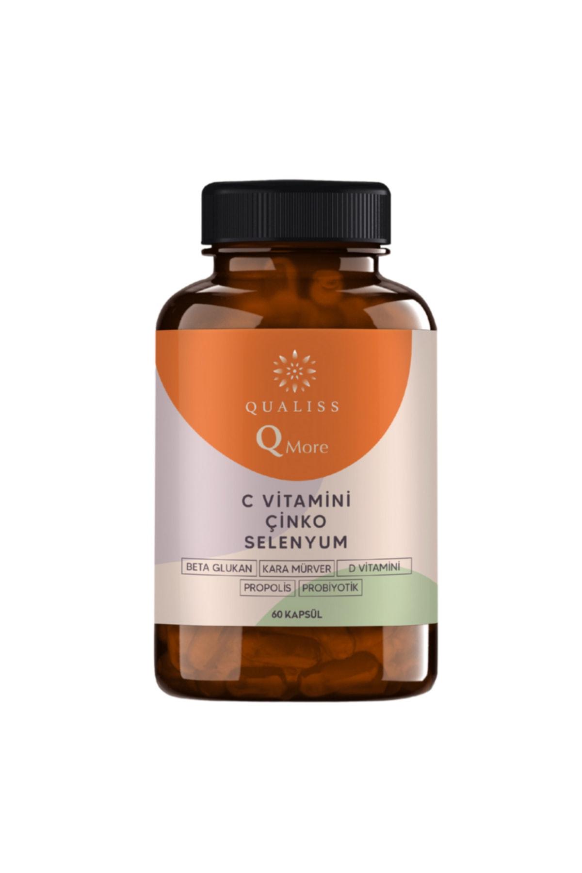 Qualiss Q More 60 Capsules Vitamin Cd Propolis Probiotic Zinc Selenium ...
