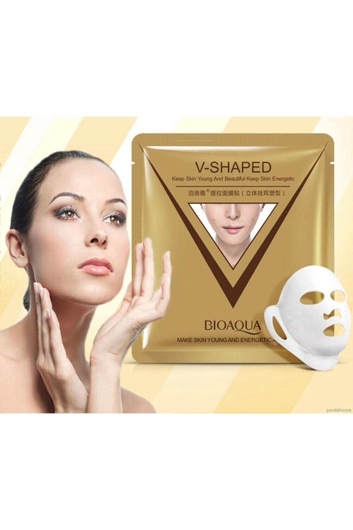 BIOAQUA V-shaped Face Oval Firming 3D Collagen Mask Set 40 Gr X 3 ...
