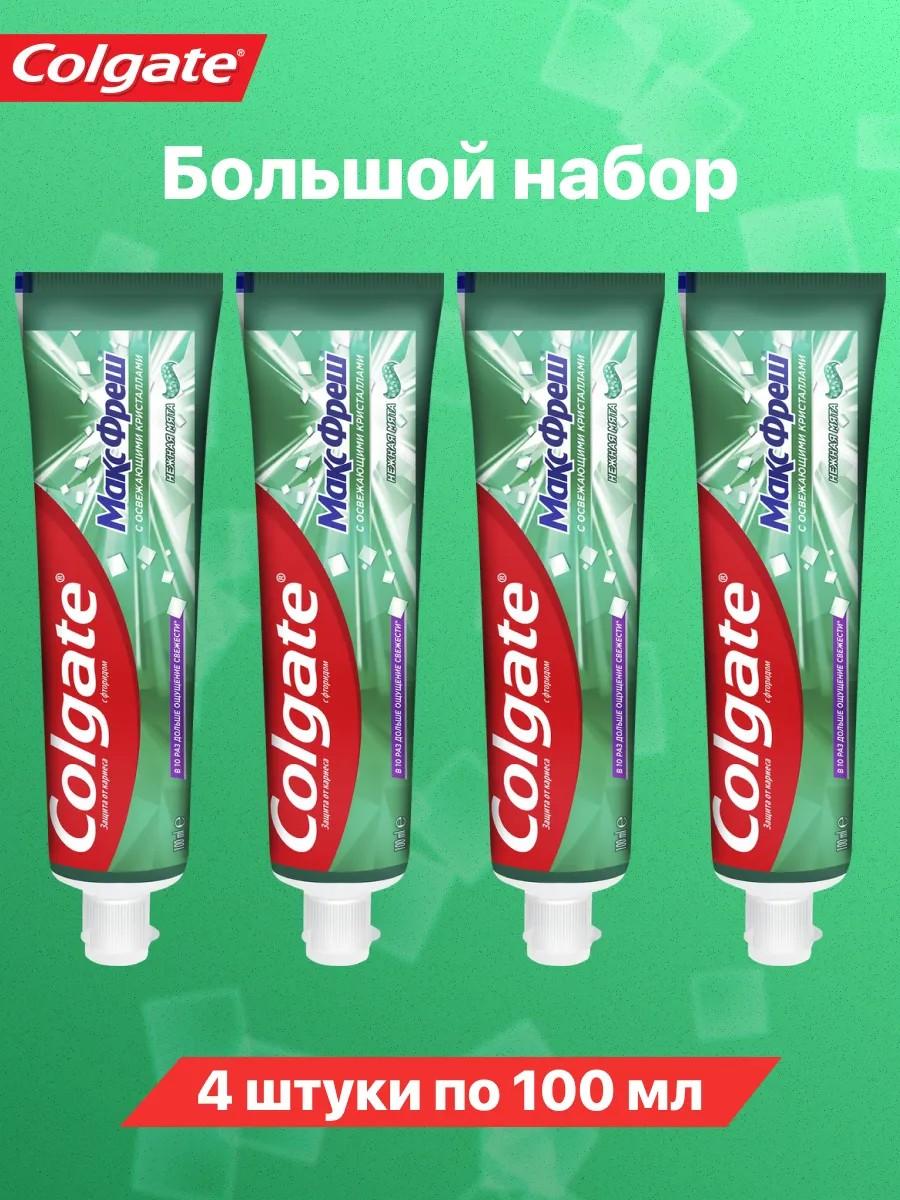 COLGATE Toothpaste refreshing max fresh delicate mint 100 ml 4 pcs ...