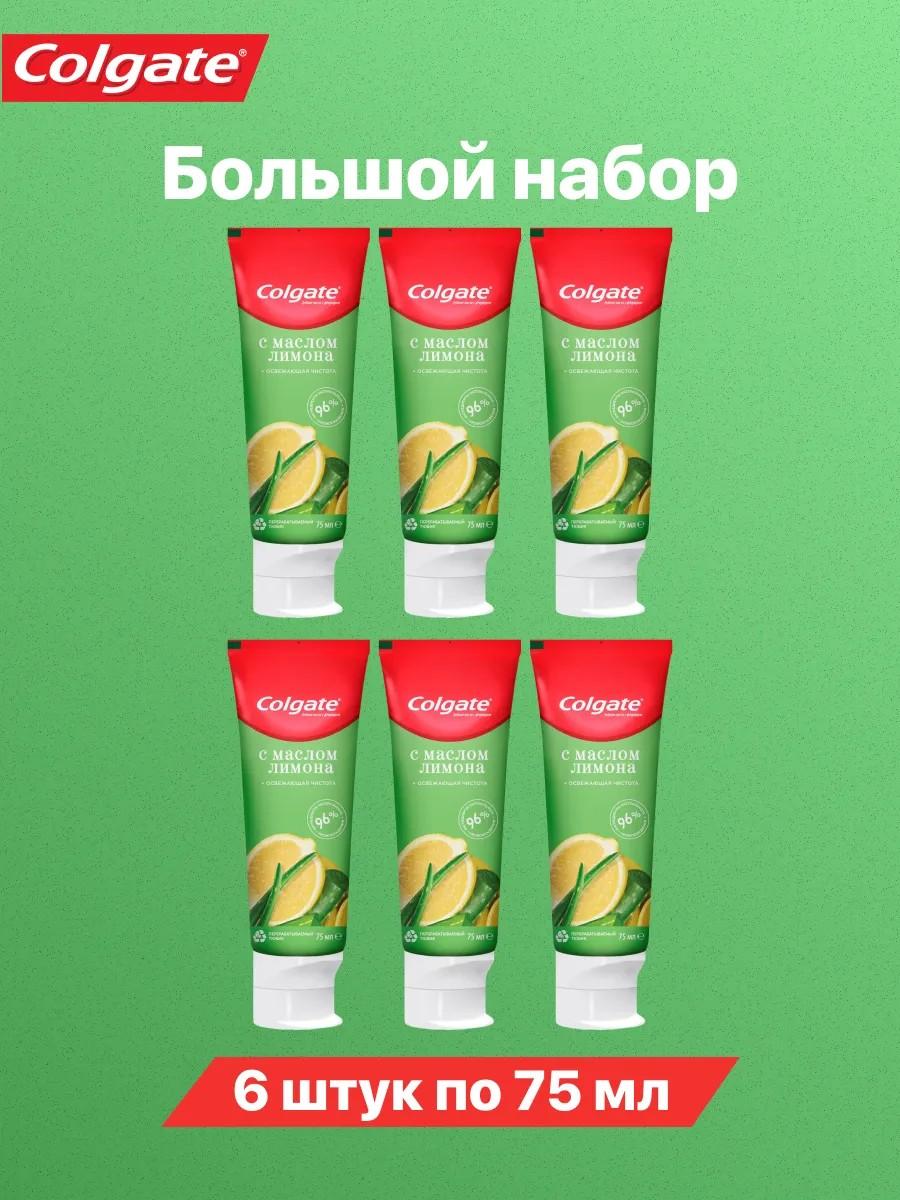 COLGATE Toothpaste refreshing cleanliness with lemon oil 75 ml 6 pcs ...