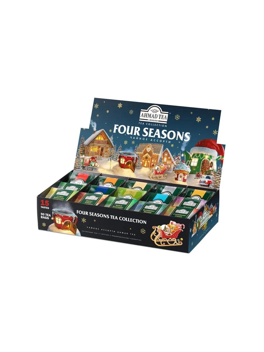 Ahmad Tea Four Seasons Gift set Tea in bags of 15 tastes 90pcs | Buy ...