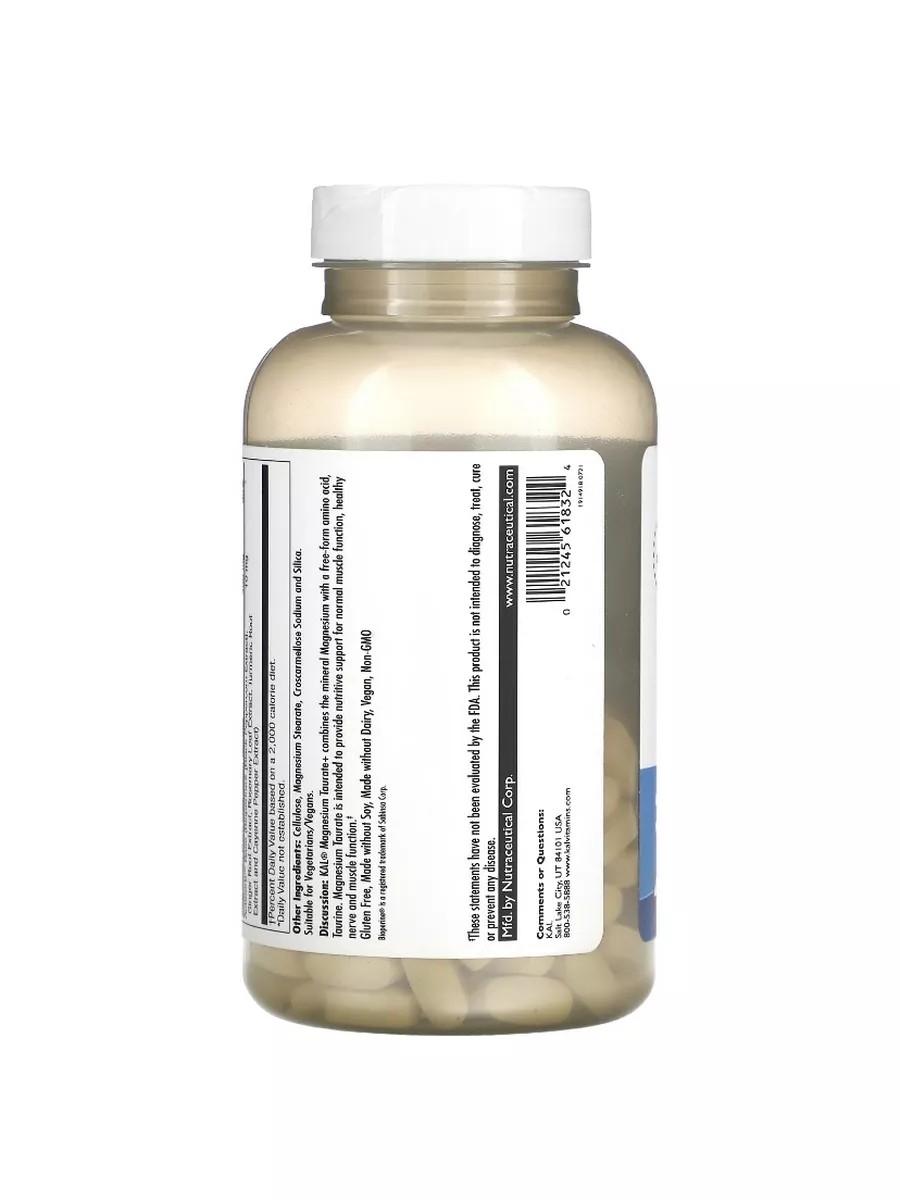 KAL Taurat magnesium plus 200 mg 180 tablets | Buy Now with Express ...