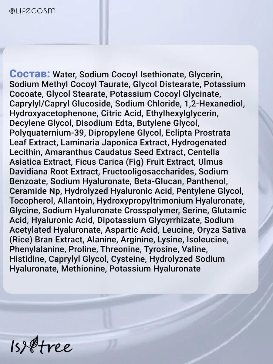 Isntree Foam for washing the face cleansing moisturizing hyaluronic ...