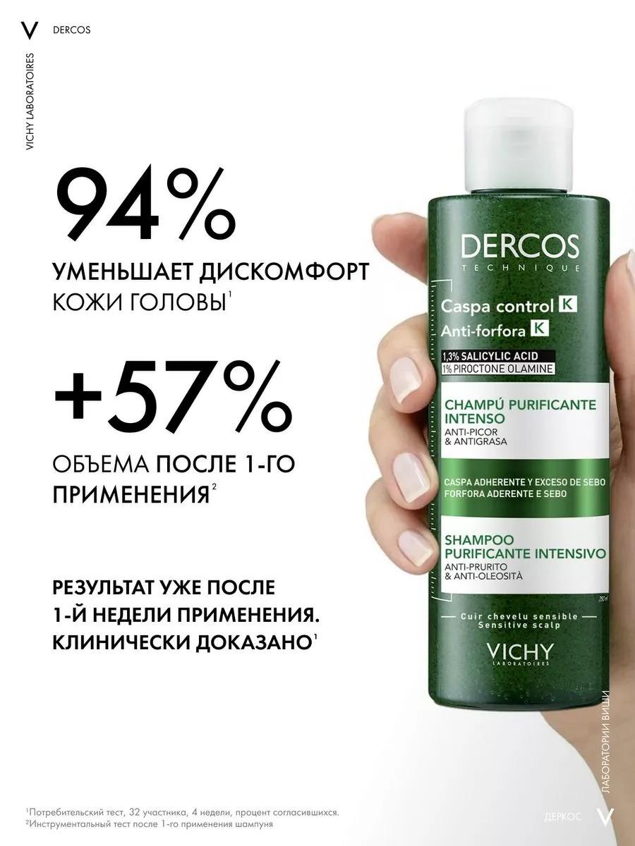 VICHY Vishi Shampoo-piling against dandruff is deeply cleansing 250ml ...
