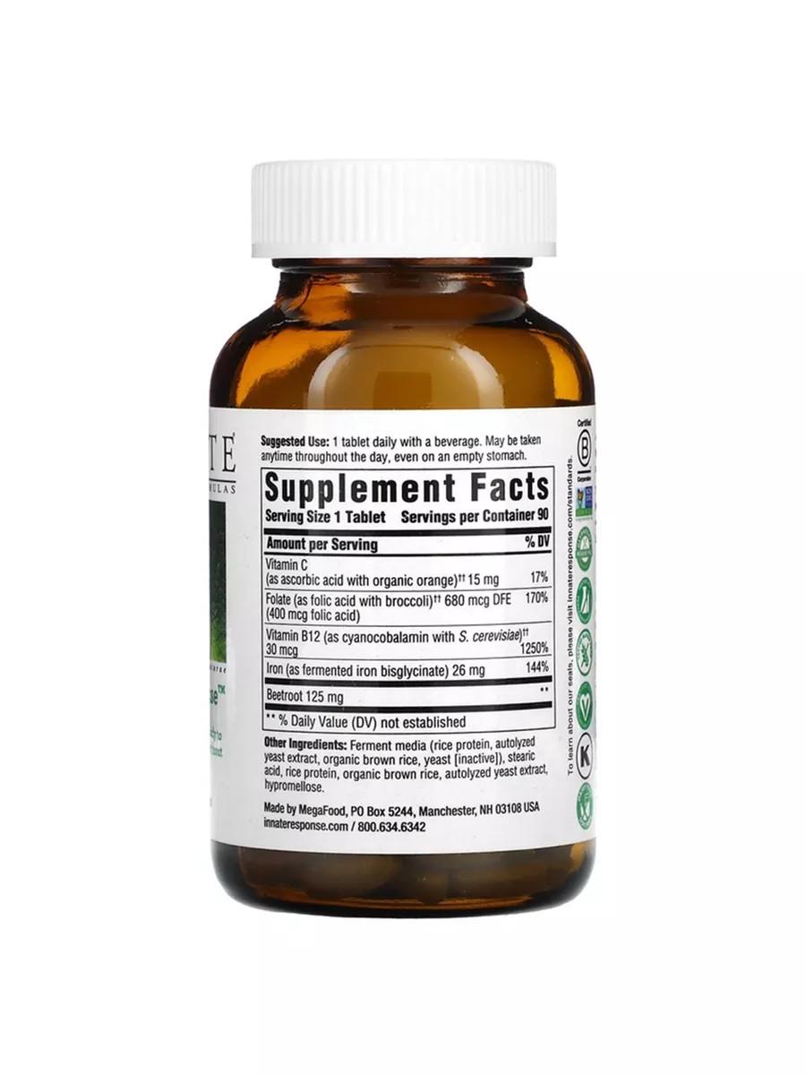 Innate Response Formulas Iron Response iron additive 90 tablets | Buy ...