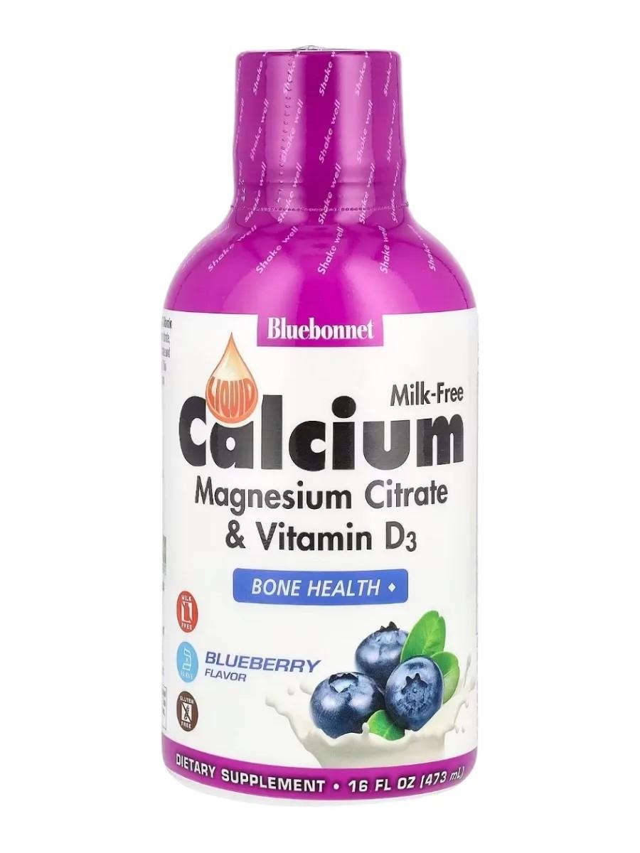 Bluebonnet Liquid citrate of calcium and magnesium with D3 the taste of ...
