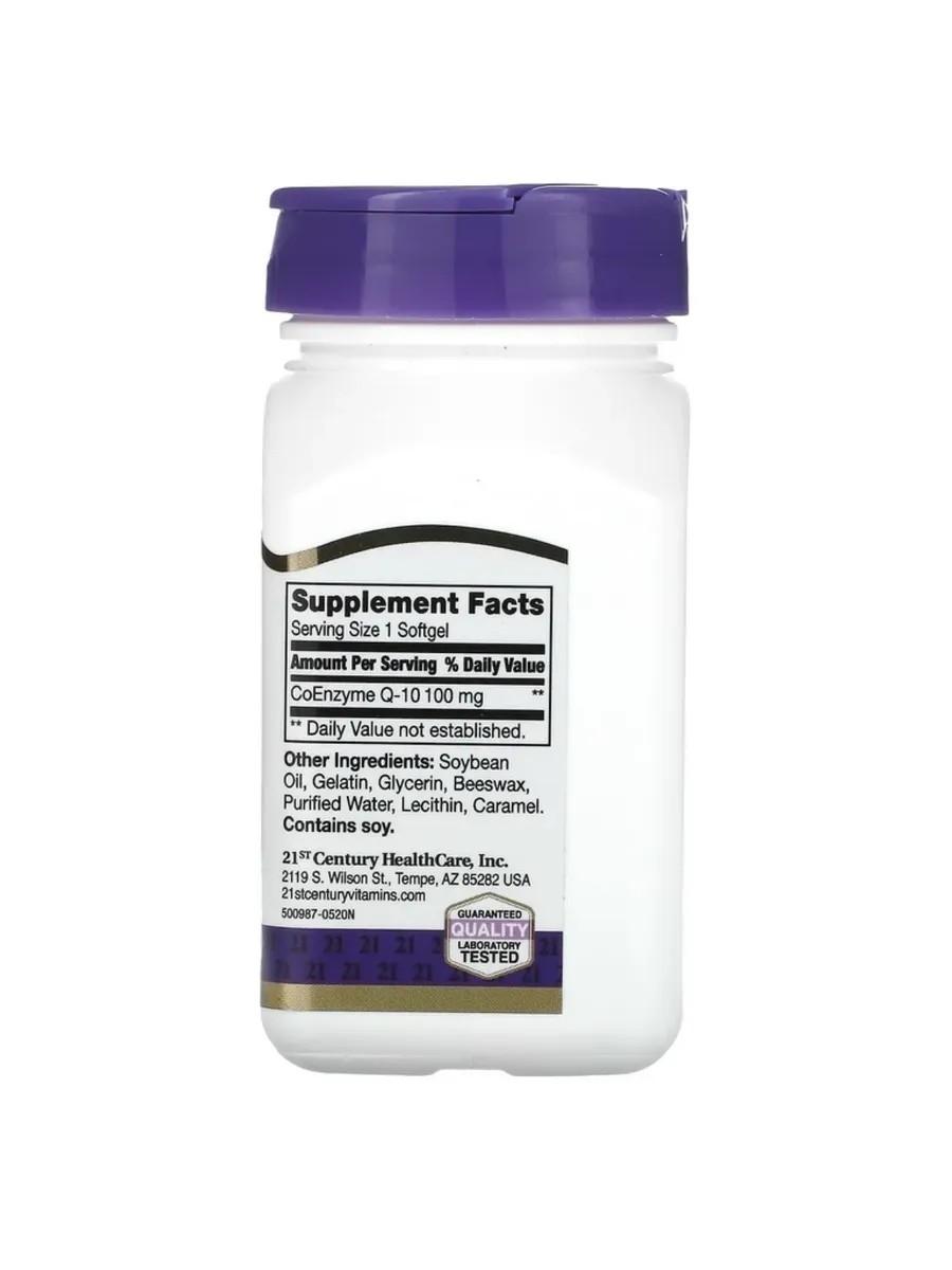 21st Century CO Q-10 100 Mg Coenzyme Q10 90 capsules | Buy Now with ...