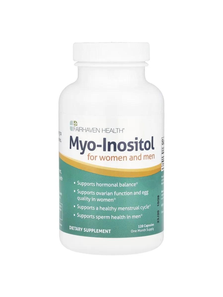 Fairhaven Health MIO-foreign for women and men 120 Myo-Inositol ...