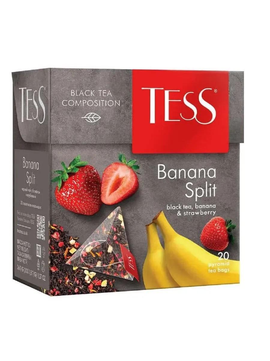 TESS Black Banana Split tea 20 pyramids | Buy Now with Express ...