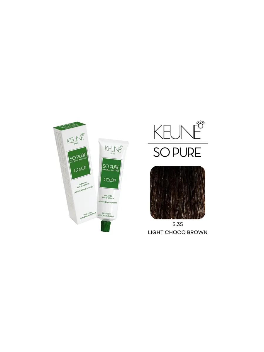 KEUNE Paint so pure color no. 5.35 Bright brown -haired chocolate | Buy ...