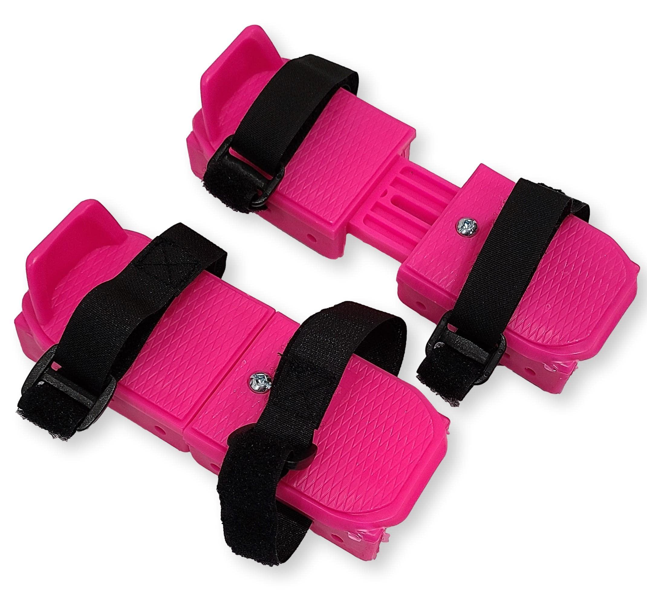 Zechy Toddler Ice Skates - Adjustable Double Runner Bob Skates | Pink ...