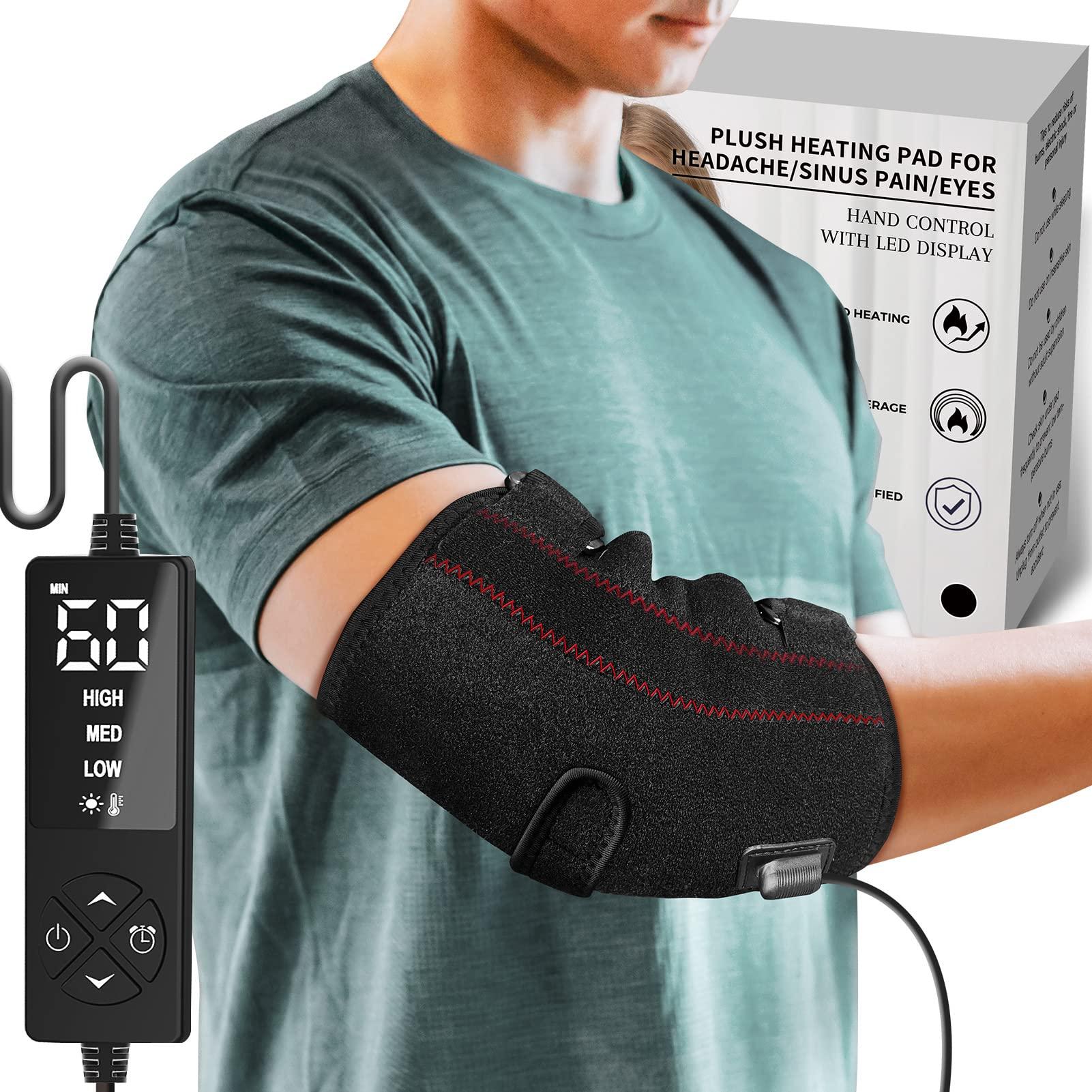 Shoulder Heating Pad Cordless Elbow Heating Pad - Adjustable Heated ...