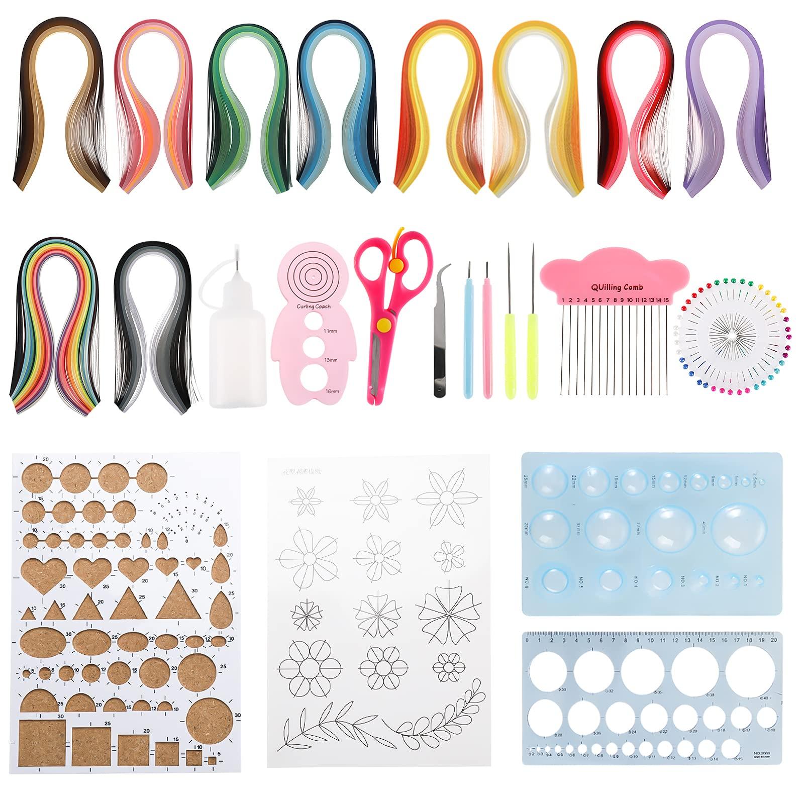 Paper Quilling Kit Complete Complete Paper Quilling Kit With 1740 ...
