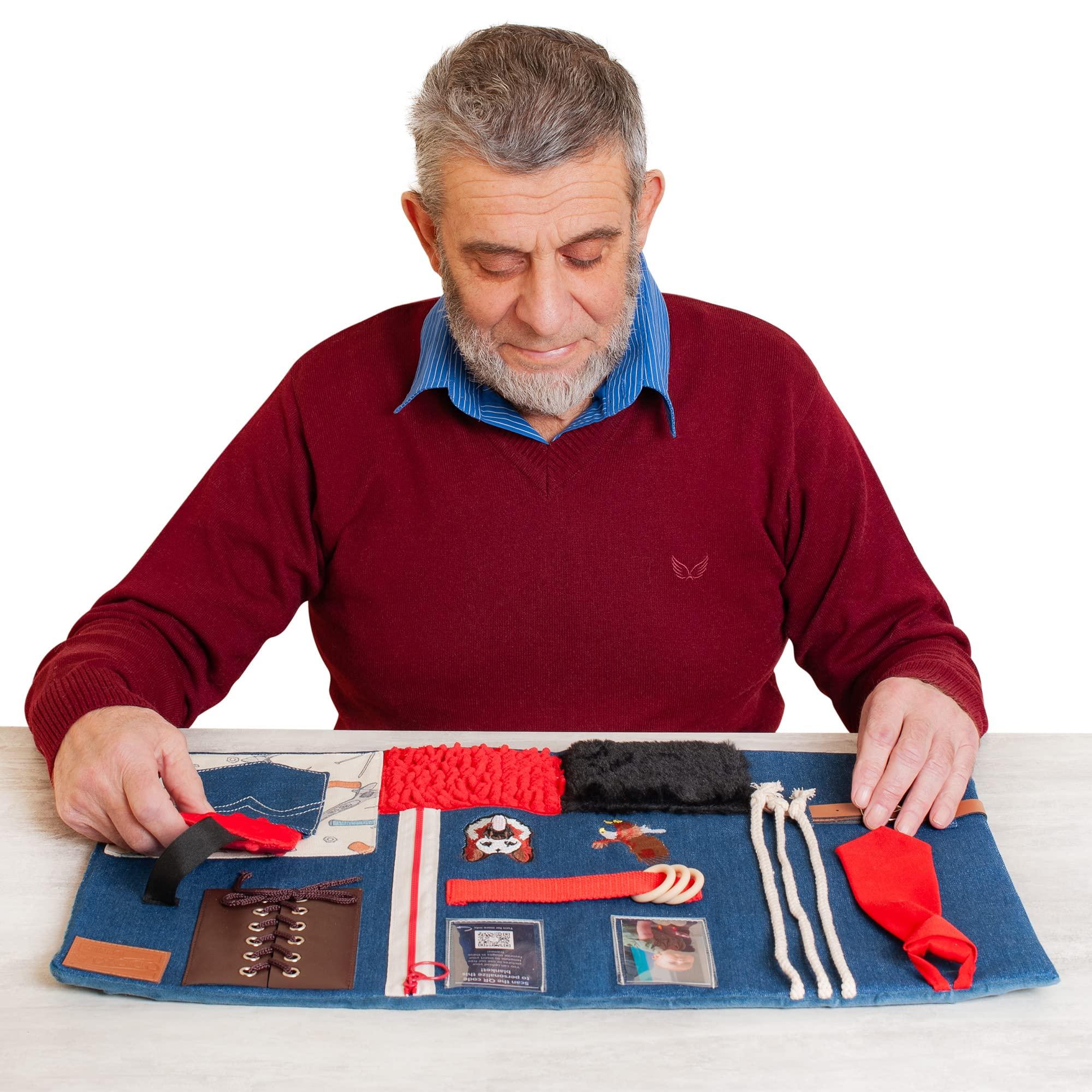 Fluorescent Light Covers Fidget Blanket For Dementia & Anxiety Relief ...