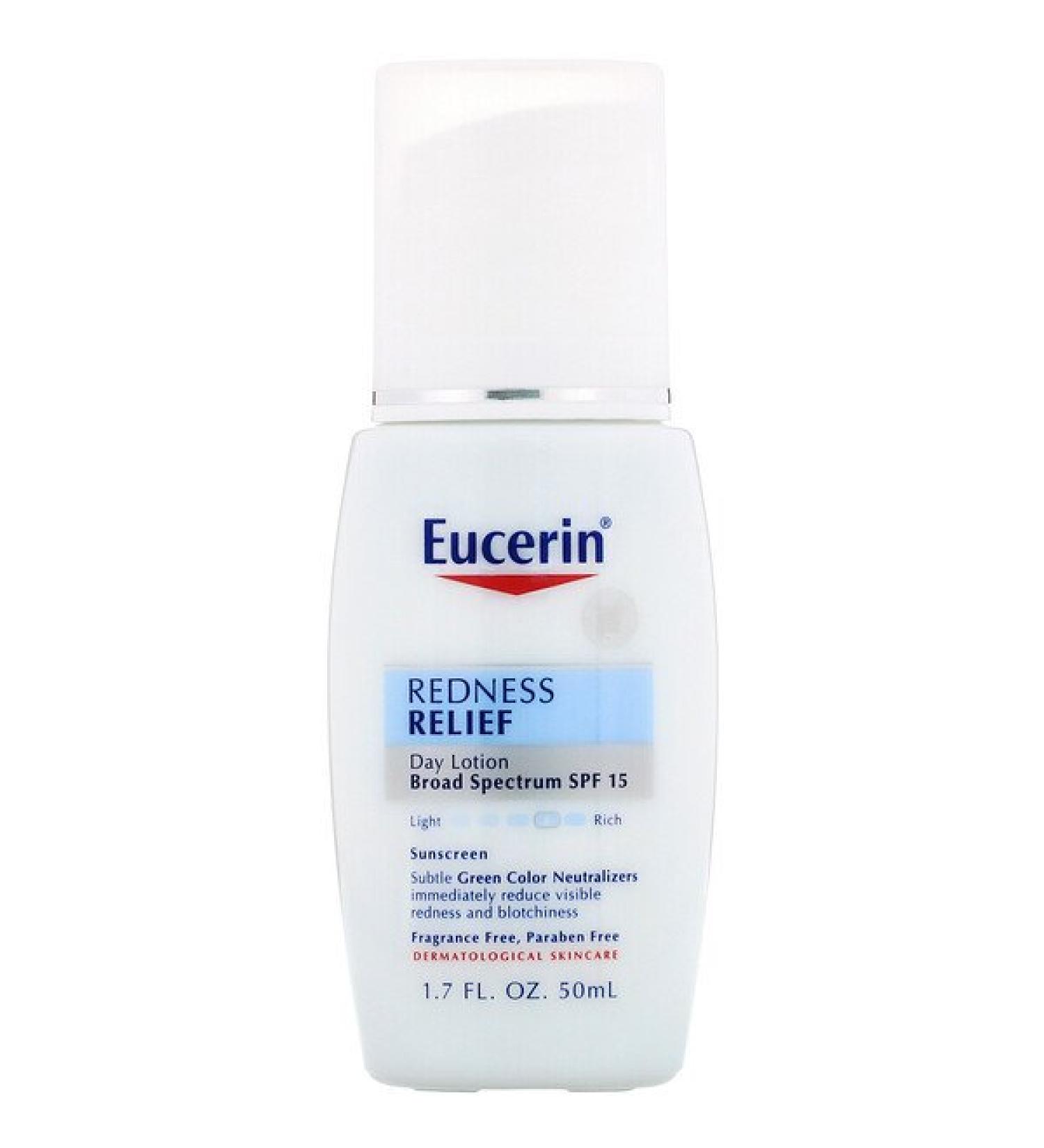 Eucerin Redness Relief Daily Lotion SPF 15 - Fragrance Free, 1.7 fl oz ...