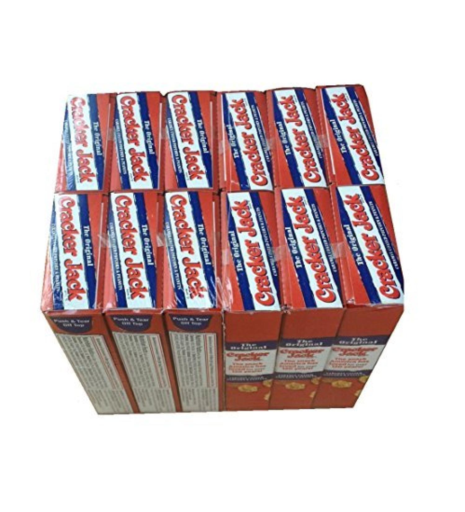 Cracker Jacks Original 1 oz 12-Pack - Caramel Coated Popcorn & Peanuts ...