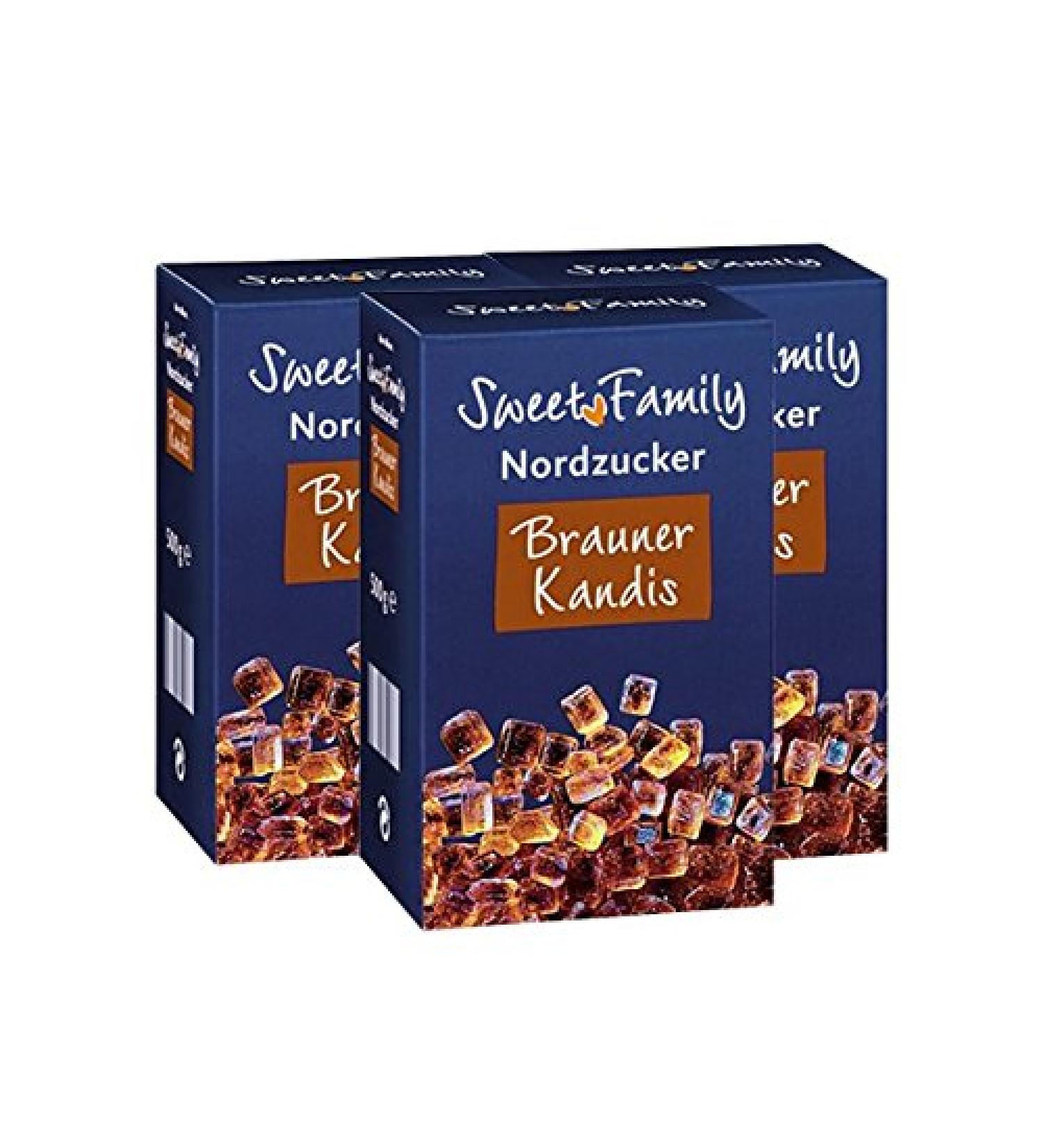 Brown Sugar Candy Nordzucker Brauner Kandis - 500g German Rock Sugar ...