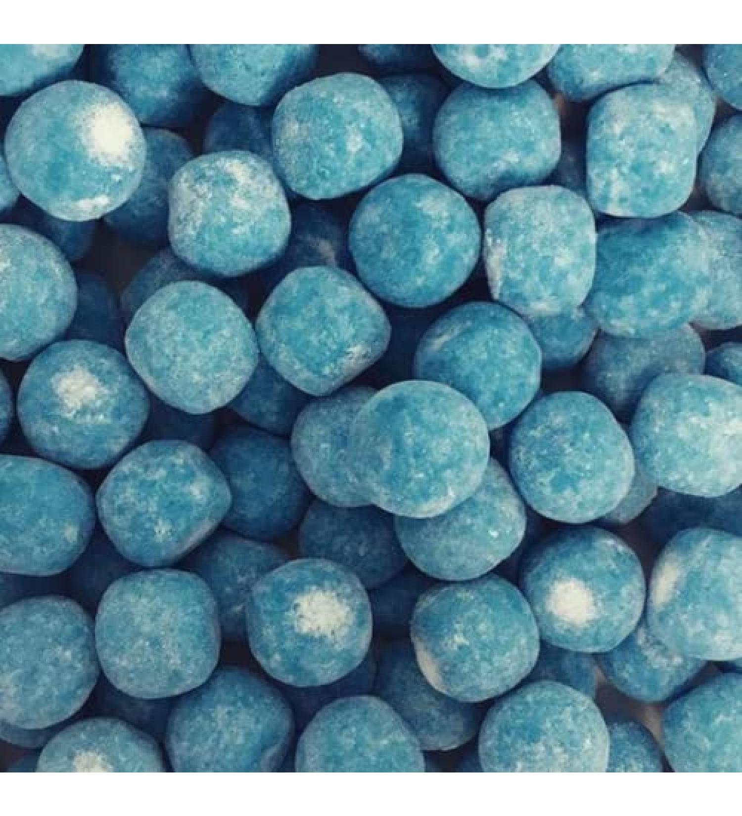 Blue Raspberry Bon Bons Retro Sweets Fruit Flavour Chewy 1KG Share Bag ...
