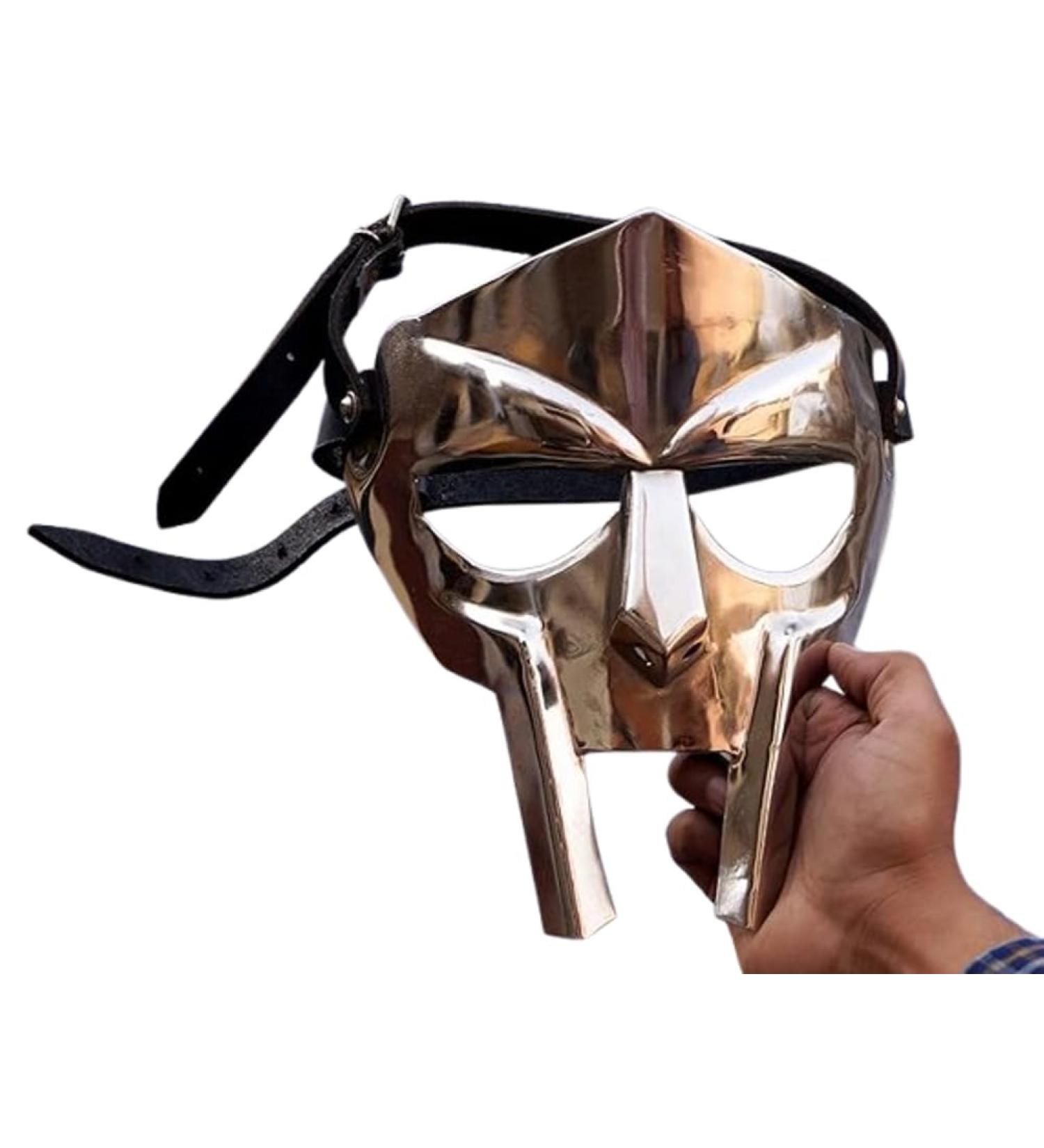 Mf Doom GLOBAL ANTIQUE STORE Halloween Gladiator Mad-villain Costume ...