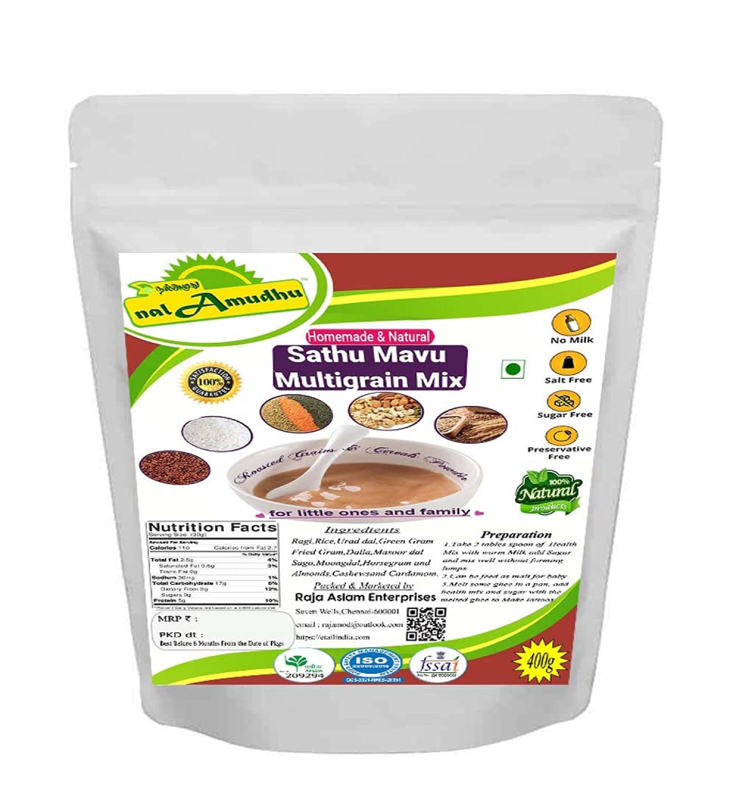 Millet Flour Buy Millet Health Mix Powder | Sathu Maavu Online - A ...
