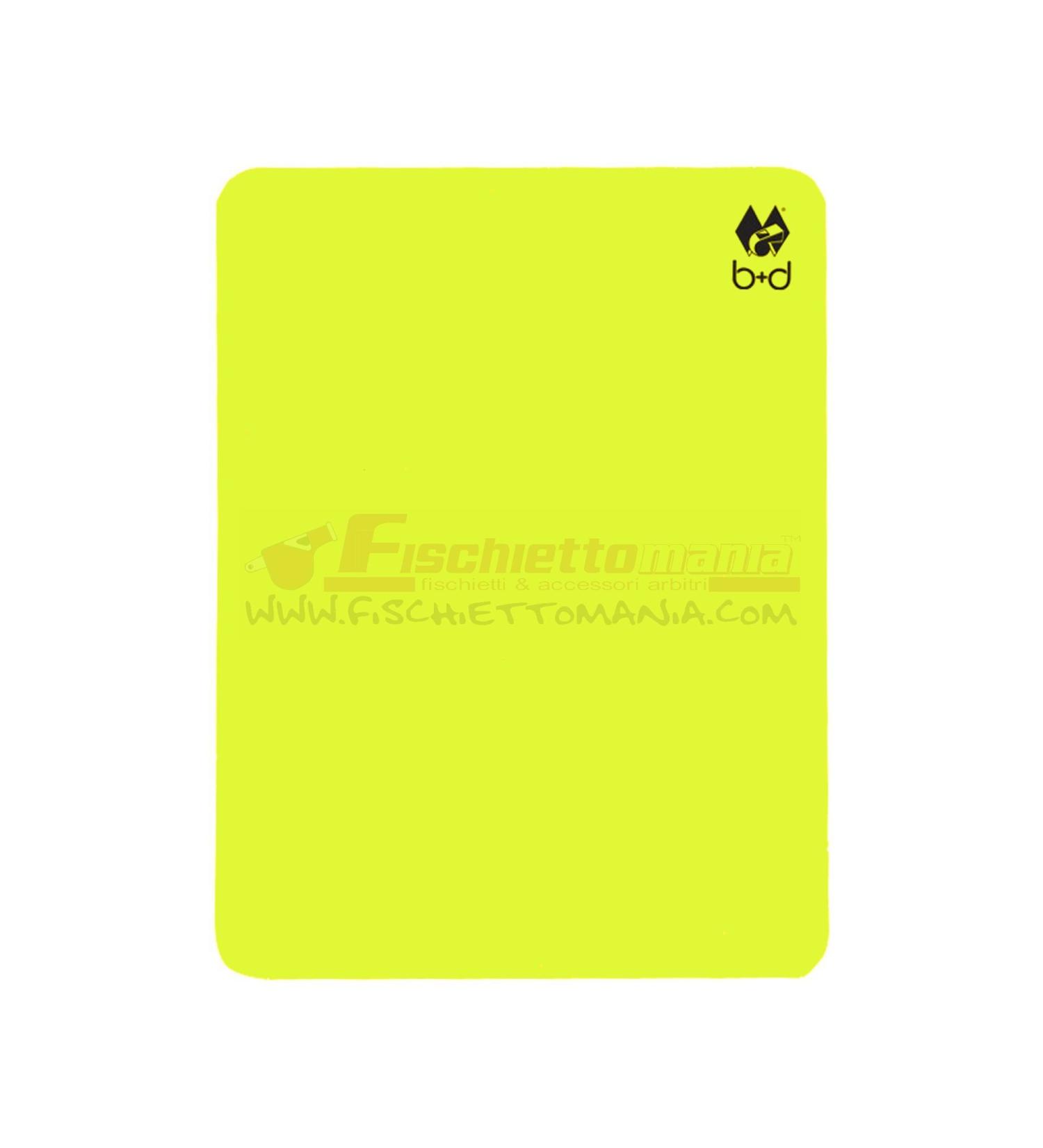 Buy B+D Neon Yellow Referee Disciplinary Card - International Shipping ...