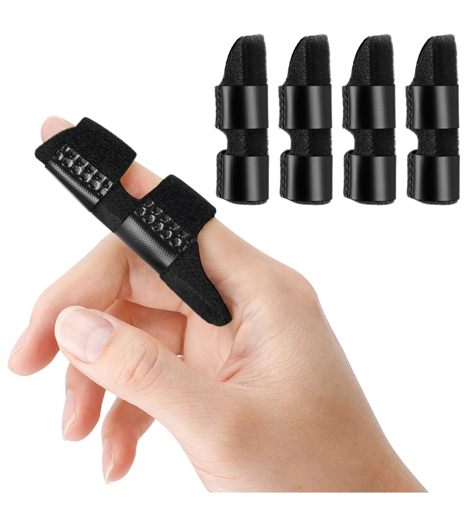 Moicainy 4-Piece Medical Finger Rails Set - Bandages for Middle Small ...