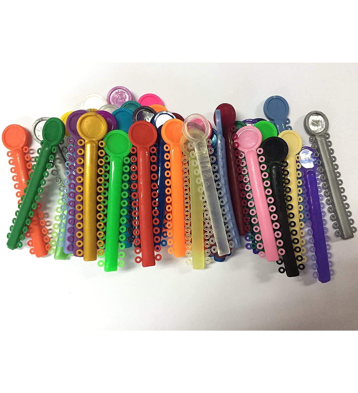 Braces Color Bands 1040-Piece Orthodontic Elastic Bands – Clear ...