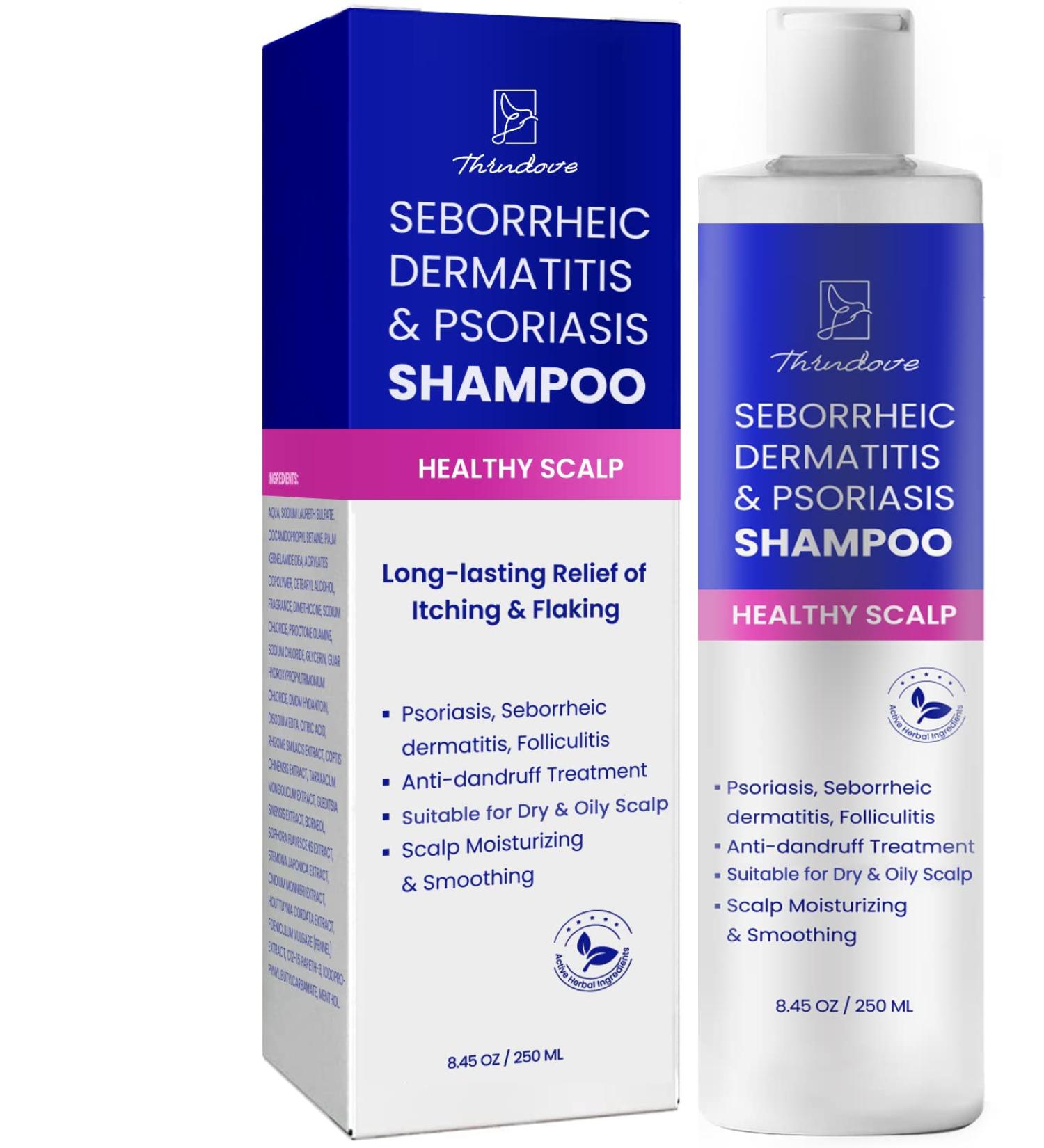 Ultimate Scalp Treatment Shampoo Psoriasis Seborrheic Dermatitis Dry Scalp Relief Antifungal Itchy Scalp Dandruff Folliculitis Treatment