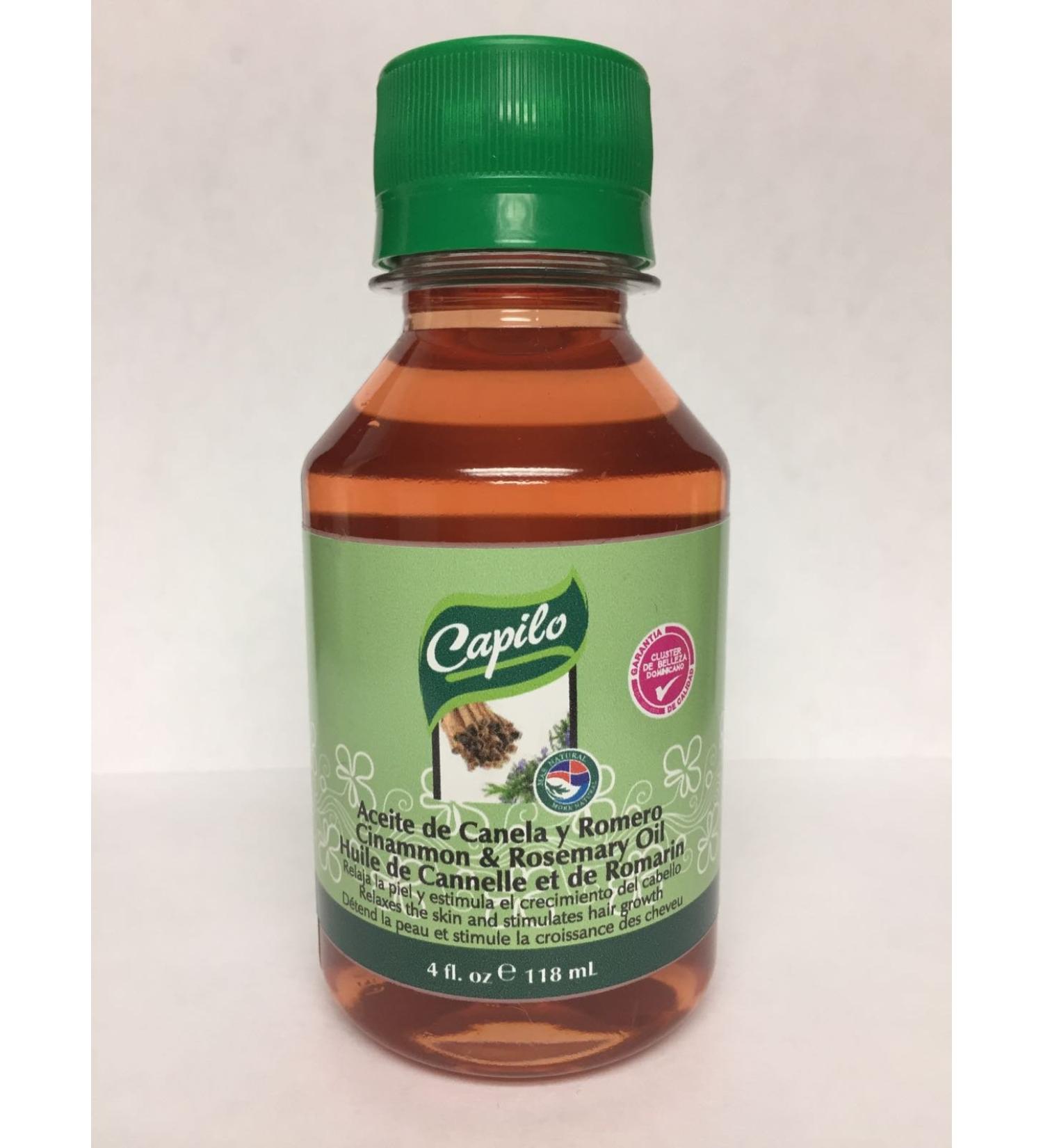 Capilo Cinammon & Rosemary Oil 4oz - Natural Hair Growth and Scalp ...