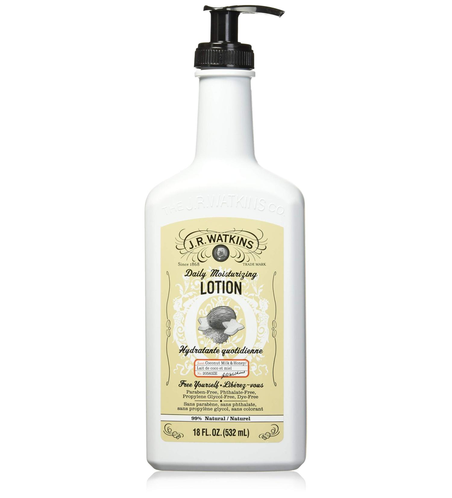 J.R. Watkins Moisturizing Body Lotion 18 oz Coconut MILK HONEY